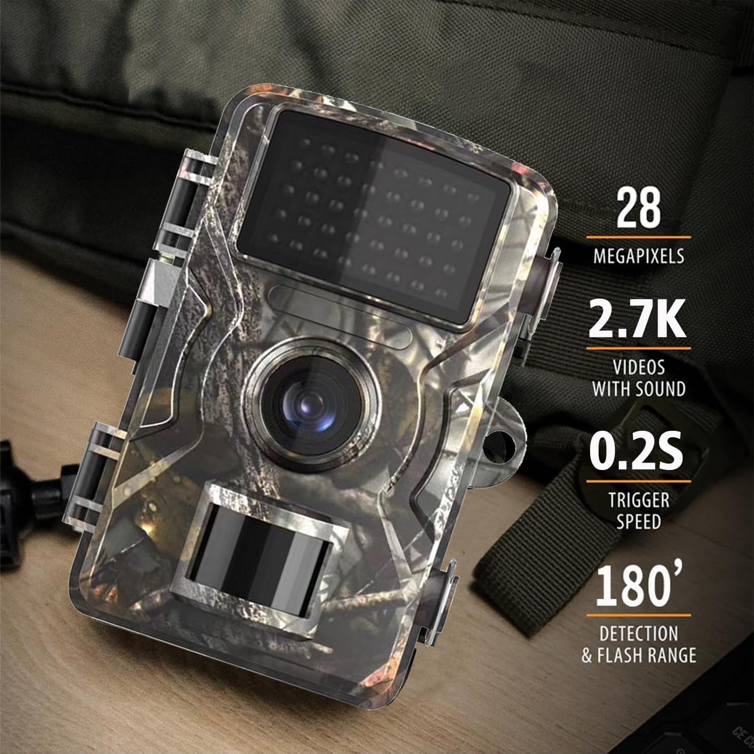 Trail Cameras - Night Vision, Motion Activated, Waterproof for Outdoor ...